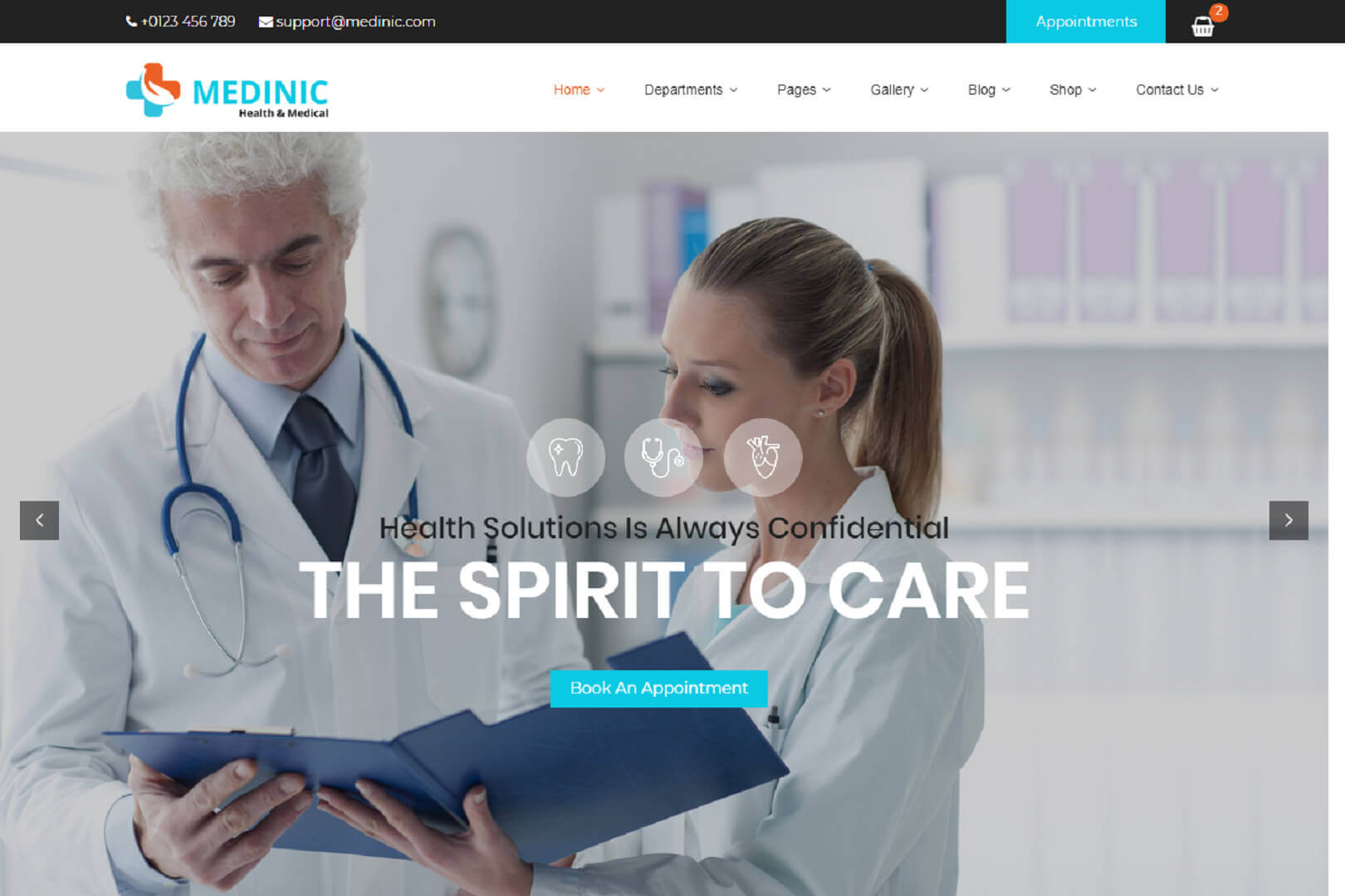 Medical Multi Purpose Responsive Html5 Template